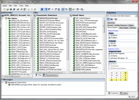 SAP BW Query Design Template | SAP Consulting