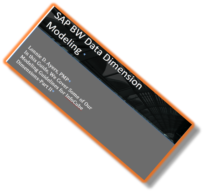 Sap Bw Dimensional Modeling Tutorial